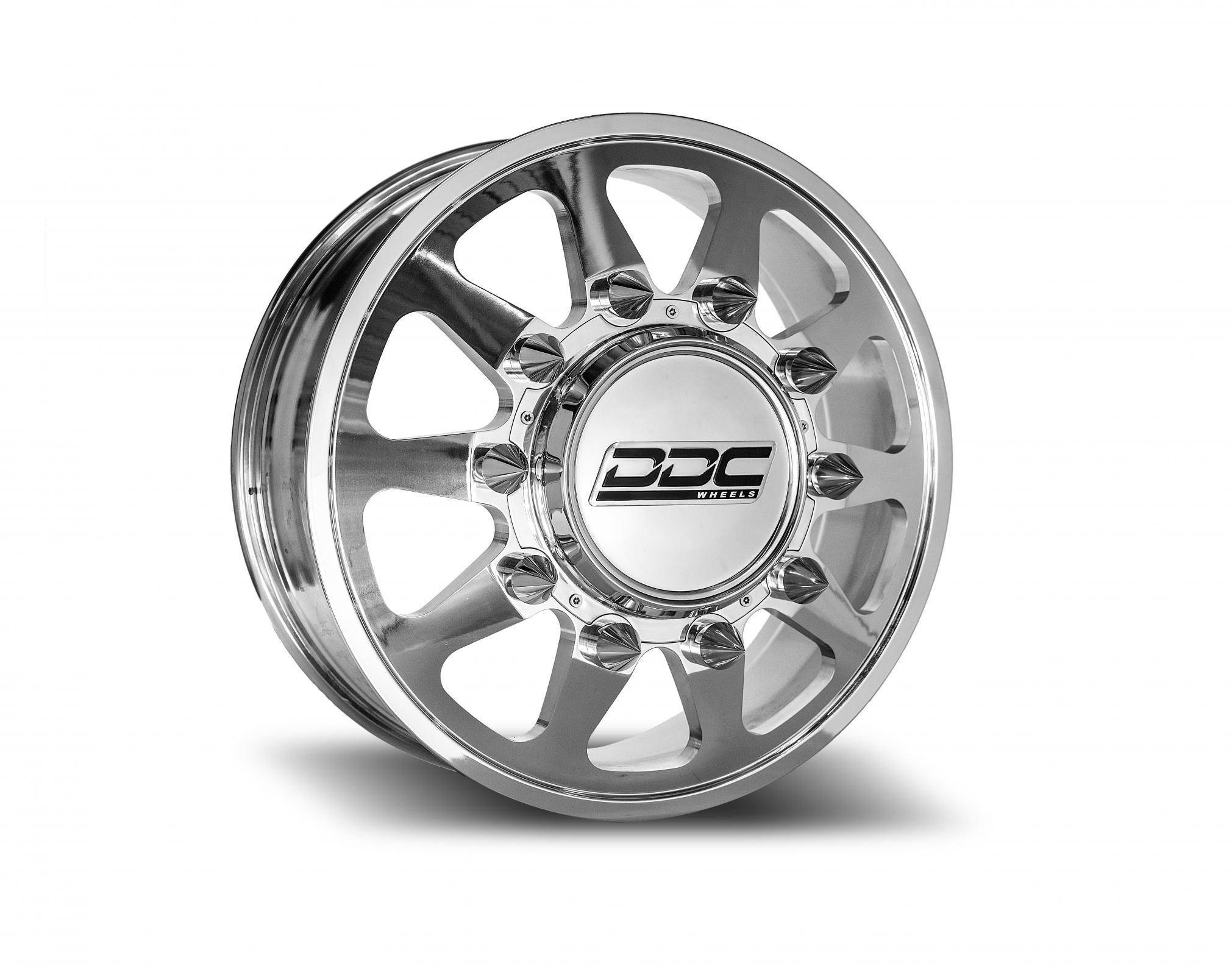 RAM Dually Wheel Kit 94-18 RAM 92-10 GM The Ten Polished 22X8.25 8X165 ...