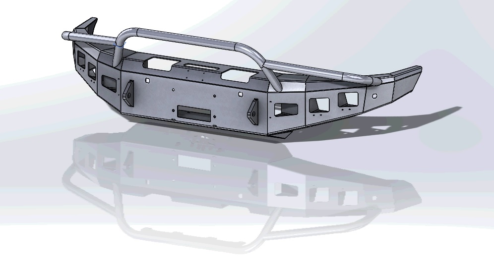 Titan Front Winch Bumper Stand Winch Pre Runner For 16-20 Titan Black ...