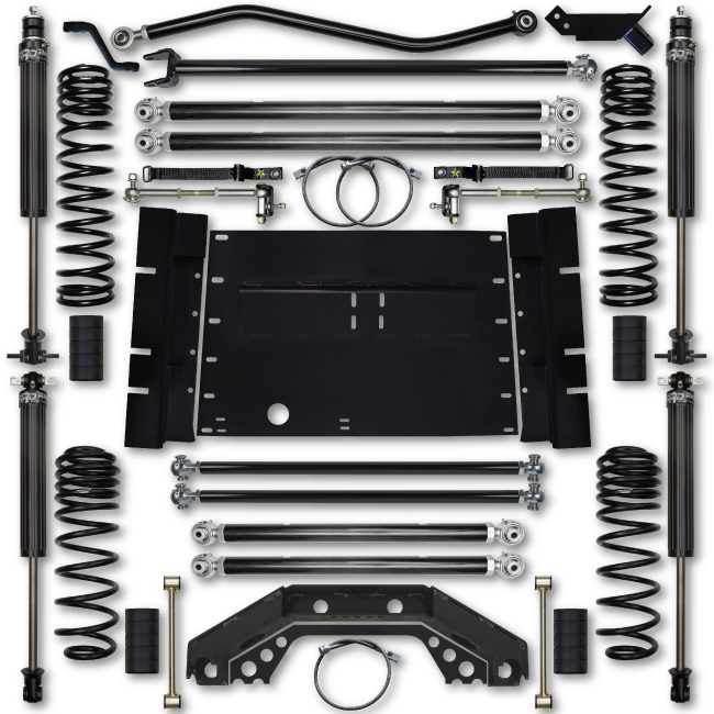 Rock Krawler LJ 4.5 Inch X Factor Stg 1 Long Arm Lift Kit w/ 2.25 RRD ...
